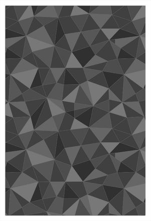 Wallario selbstklebendes Poster - Geometrisches Schattenmuster, Aufkleber in Premiumqualit&auml;t, Klebefolie Gr&ouml;&szlig;e: 61 x 91,5 cm (Maxiposter)