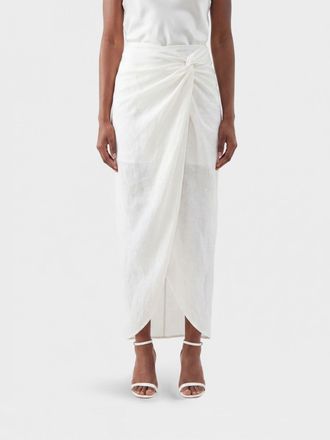 Le Kasha Jupe Femme couleur Blanc