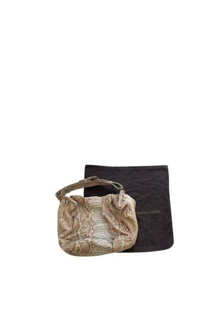 Bottega Veneta Python Slouchy Hobo Shoulder Bag