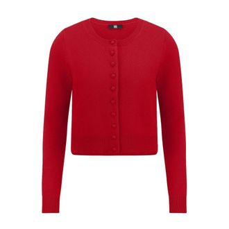 Riani Feminine Strickjacke - - Knitwear - Damen - Rot - XL