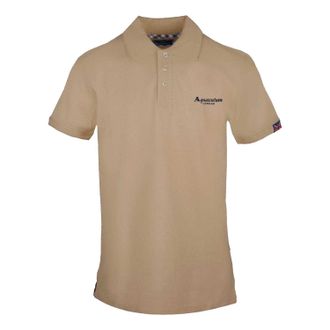 Aquascutum Poloshirt f&uuml;r Herren, Logo (Beige)