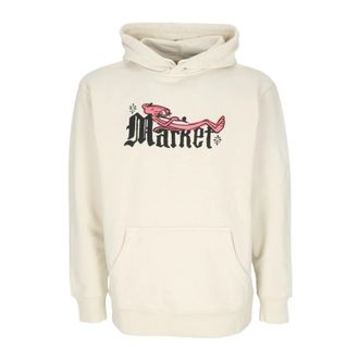 Market Pink Panther Hoodie mit K&auml;ngurutasche - - Sweatshirts & Hoodies - Herren - Beige - M