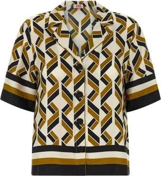 Eres Eres, Femme, Blouses et Chemises, Multicolore, Taille: 42 FR Sonore Silk Twill Shirt