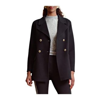 By Ti Mo Eleganter Wollblazer - - Jackets - Damen - Schwarzk - M