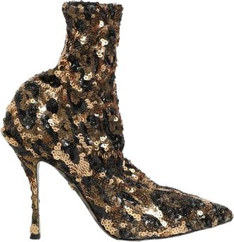 Dolce & Gabbana Femme, Chaussures, Jaune, Taille: 39 EU Bottines Chaussettes