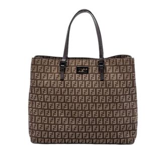 Fendi Pre-owned Canvas Tote Bag - - Pre-owned - Damen - Braun - ONE SIZE