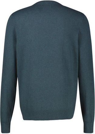 Lerros Rundhalspullover mit kleiner Logostickerei
