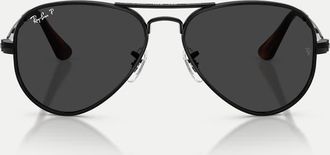 Ray-Ban Max - Lunettes de soleil aviateur à verres polarisés noirs - Noir
