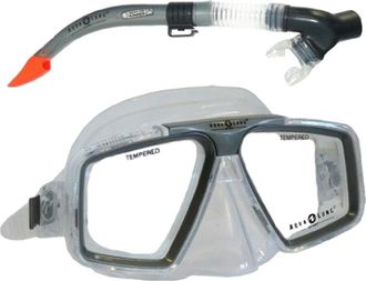 Aqualung Aqua Lung Tauch-Set Tauchmaske & Schnorchel Cozumel Pro/Diego Dry grau