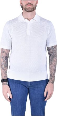 KANGRA Homme, Tops, Blanc, Taille: 6XL Polo &agrave; boutons &agrave; manches courtes