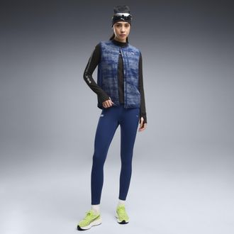 Puma Legging Brightstride warmCELL Performance Femme, V&ecirc;tements, Bleu, 3XL