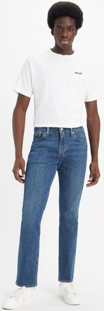 Levi's Slim-fit-Jeans LEVIS 511 SLIM, Herren, Gr. 34, L&auml;nge 30, blau (whoop), Denim/Jeans, Obermaterial: 99% Baumwolle, 1% Elasthan, skinny fit kn&ouml;chellang, 