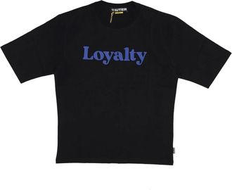 Iuter Schwarzes Herren Loyalty Tee Kurzarm - - Tops - Herren - Schwarzk - L