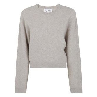 Kujten Kujten, Damen, Strickwaren, Grau, LGr&ouml;&szlig;e