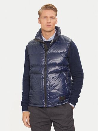 La Martina La Martina Weste ZMO007 PA078 Dunkelblau Regular Fit
