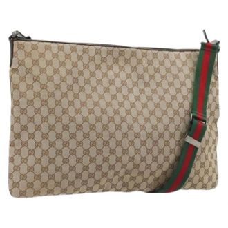 Gucci Sac bandouli&egrave;re vintage Pre-owned - Femme - Pre-owned - Beige - Taille: ONE Size