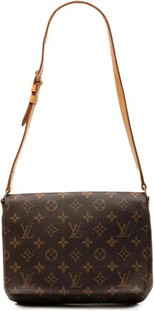 Louis Vuitton 1998 Monogram Musette Tango Short Strap Schultertasche - Braun
