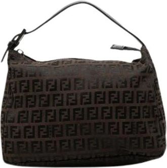 Fendi Pre-owned Canvas Shoulder Bag - - Pre-owned - Damen - Braun - ONE SIZE