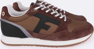 Faguo Runnings camel & vert fonc&eacute;