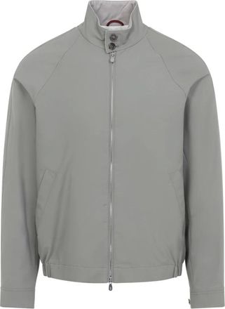 Brunello Cucinelli Homme, Vestes, Vert, Taille: XL Veste dext&eacute;rieur en gabardine