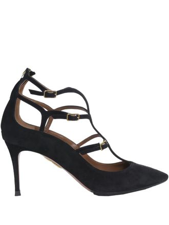 Aquazzura escarpins en daim 70 mm - Noir