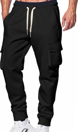 Generic Pantalon de jogging pour homme, cordon de serrage, d&eacute;contract&eacute;, pantalon de jogging, jogging, marche, escalade, cyclisme, plein air, pantalon l&eacute;ger et