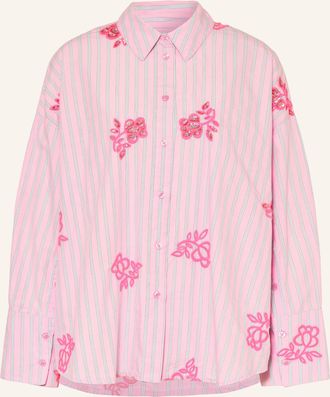 Essentiel Hemdbluse Jalinki Mit Schmucksteinen Und Pailletten rosa
