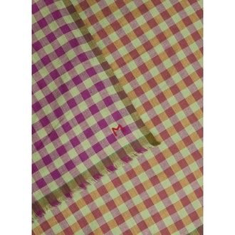 Moismont Foulard Poem &agrave; carreaux en coton