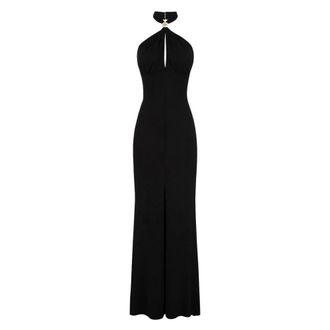 Elisabetta Franchi Elegantes schwarzes Kleid - - Dresses - Damen - Schwarzk - L
