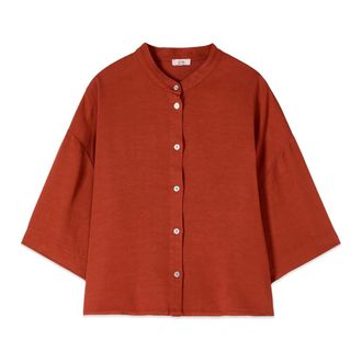 Oltre Damen, Blusen & Hemden, Orange, XLGr&ouml;&szlig;e