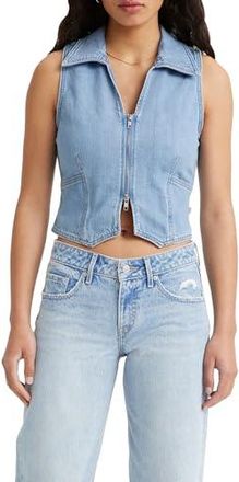 Levi's Lilou Denim Vest Top Femme Blushing Don 4 M
