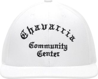 Willy Chavarria Casquette du centre communautaire - Homme - Accessoires - Blanc - Taille: ONE Size