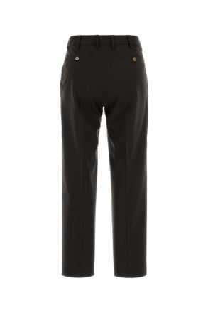 Pantaloni Torino Womens Dark Brown Stretch Wool Pant Marrone Pantaloni Trousers