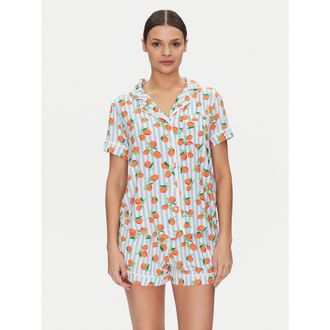 Kate Spade New York Pyjama KSI12736 Blau Regular Fit