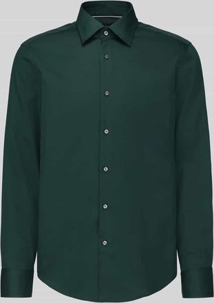 HUGO BOSS Regular Fit Businesshemd mit Label-Detail