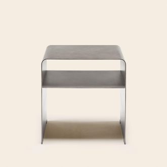 Madura Table De Chevet Talika Canon de fusil - GRIS