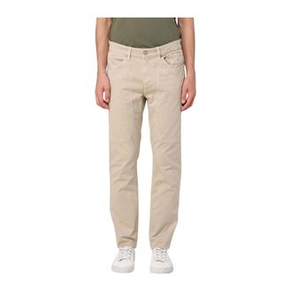 Jeckerson Homme, Pantalons, Beige, Taille: W36 Pantalon Coton Jaune Cr&egrave;me Coupe D&eacute;contract&eacute;e