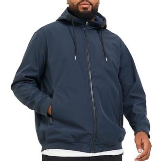 Jack & Jones JJEBASIC Veste softshell NOOS pour homme, bleu marine, taille L, Blazer bleu marine., L