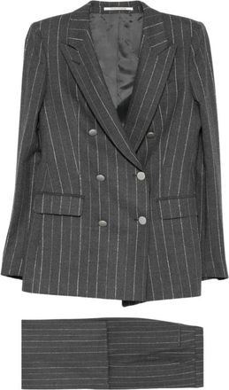 Tagliatore Parigi Zweireihiges Sakko - - Suits - Herren - Grau - S