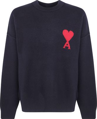 Ami Sweatshirt Crewneck Quota Ami De Coeur