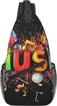 Generic Sac &agrave; bandouli&egrave;re abstrait pour homme - Sac &agrave; bandouli&egrave;re - Sac &agrave; dos de randonn&eacute;e pour homme