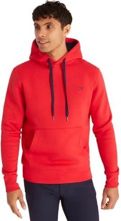 Calvin Klein Nature Recycled Planet Sweat Capuche Brossé Homme - Rouge - L