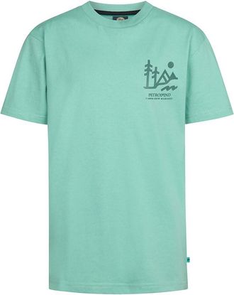 Petrol Industries R&uuml;ckenprint T-Shirt Tetons Blau 164