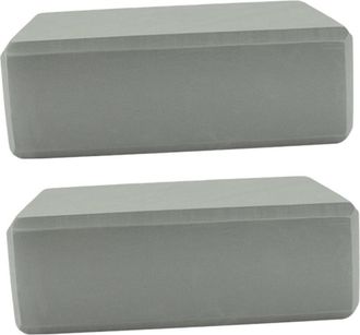 Soimiss 2 Stück Anti rutsch Yoga Blöcke aus Hochdichtem EVA Schaumstoff Rechteckige Yogakissen für Verbesserten Halt und Balance Leicht Langlebig für Yoga Übu