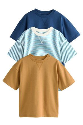 Next T-Shirt T-Shirts im Relaxed Fit, 3er-Pack (3-tlg)