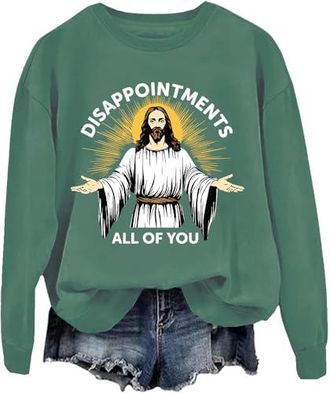 Generic Disappointments All of You Jesus Sweat-shirt unisexe, Vert, 3XL