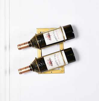 Generic Wandmontiertes Weinregal, Flaschenhalter aus Metall, Nicht Leicht zu Verformen, Platzsparend, f&uuml;r Bar, Wohnzimmer, K&uuml;che und Restaurant(X-Small)