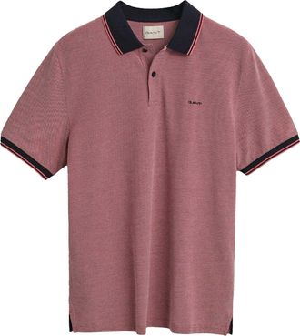 GANT 4-Color Poloshirt f&uuml;r Herren, Piqu&eacute; (Rot)