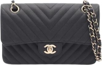 Chanel Sac bandouli&egrave;re vintage doccasion - Femme - Pre-owned - Noir - Taille: ONE Size