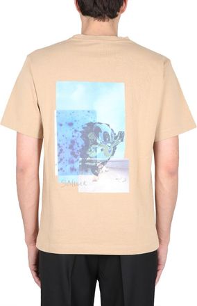 Sunflower Embroidery Logo T-Shirt - Brown